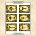 Forest Mushrooms Printable Art Cards – Glinstone Designs